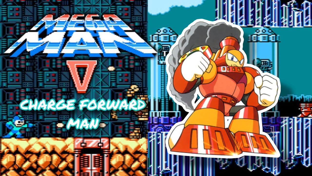 Charge Forward Man - Mega Man V (NES) 1992 - YouTube