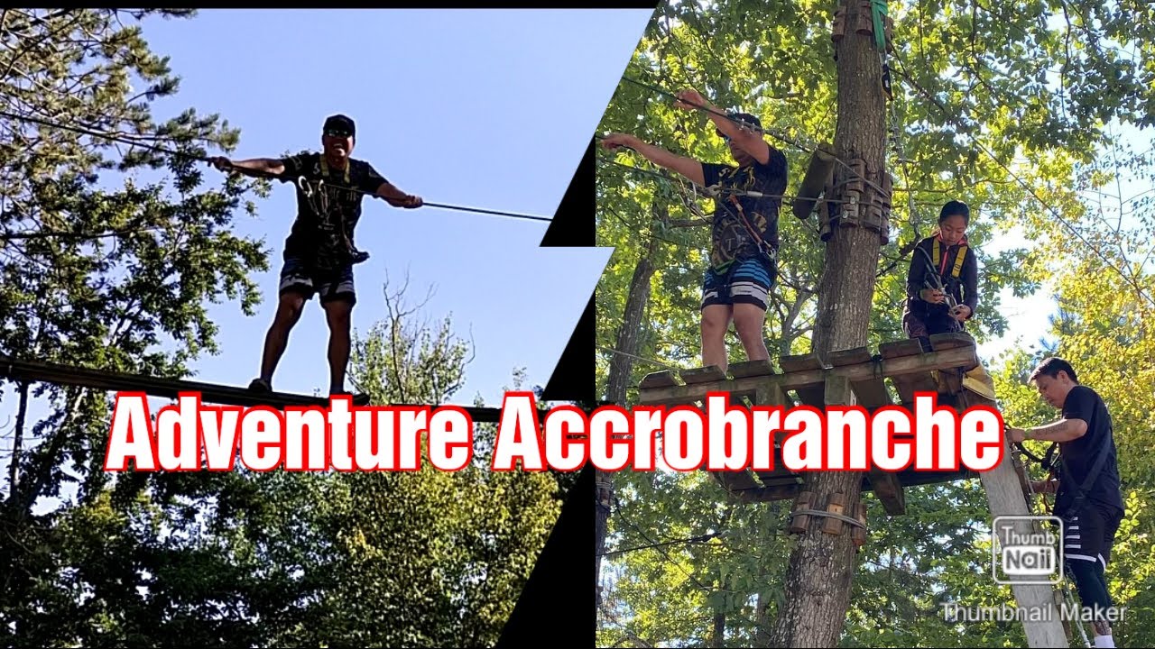 Adventure Accrobranche/Centerparcs Normandie Vacation - YouTube