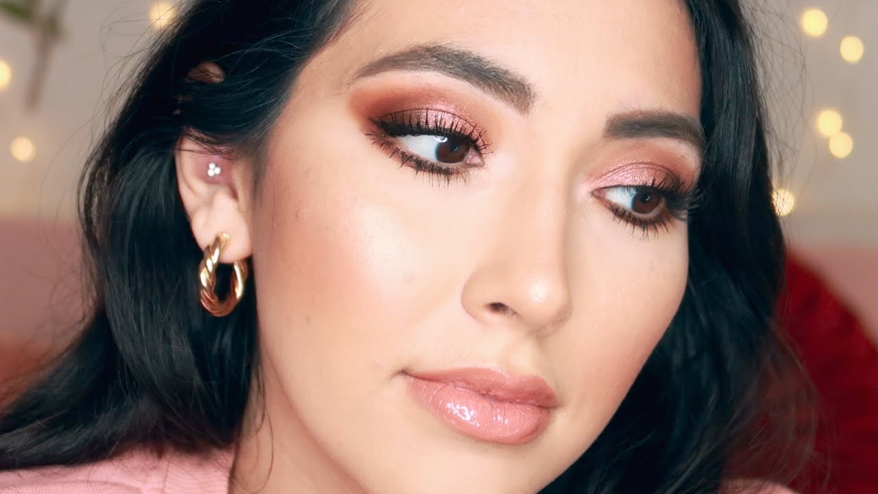 ROSE GOLD SPRING MAKEUP | 2020 - YouTube