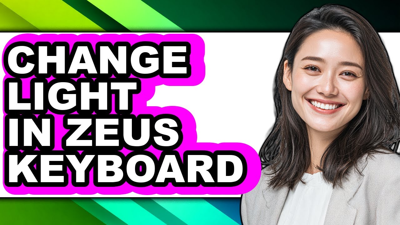 How to Change Light in Zeus Keyboard (only Way) - YouTube