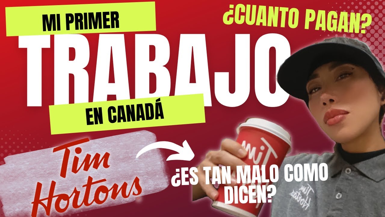Como es TRABAJAR en un Tim Hortons 🇨🇦 SIN idioma! - YouTube