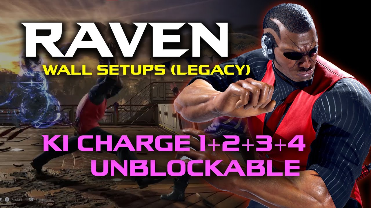 Raven Wall Setups - Ki Charge Unblockable #tekken8 #tekken #raven - YouTube