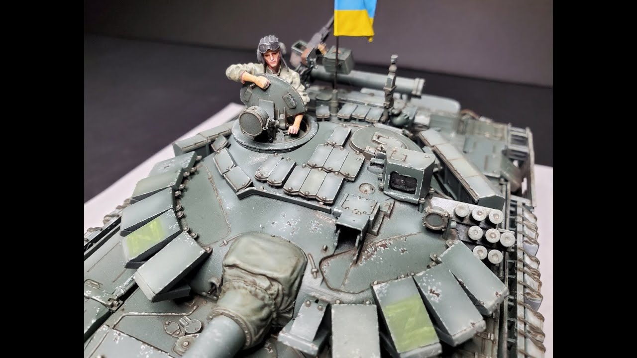 Meng 1/35 T-72B3M Complete Build Part 2: Paint - YouTube