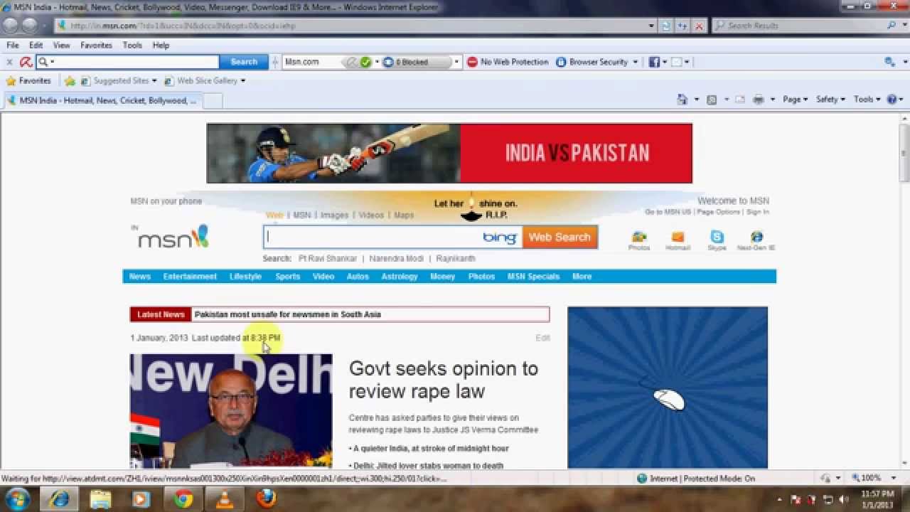 how to set homepage in internet explorer - YouTube