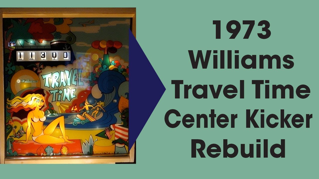 1973 Williams Pinball Travel Time Center Kicker Rebuild #williams # ...