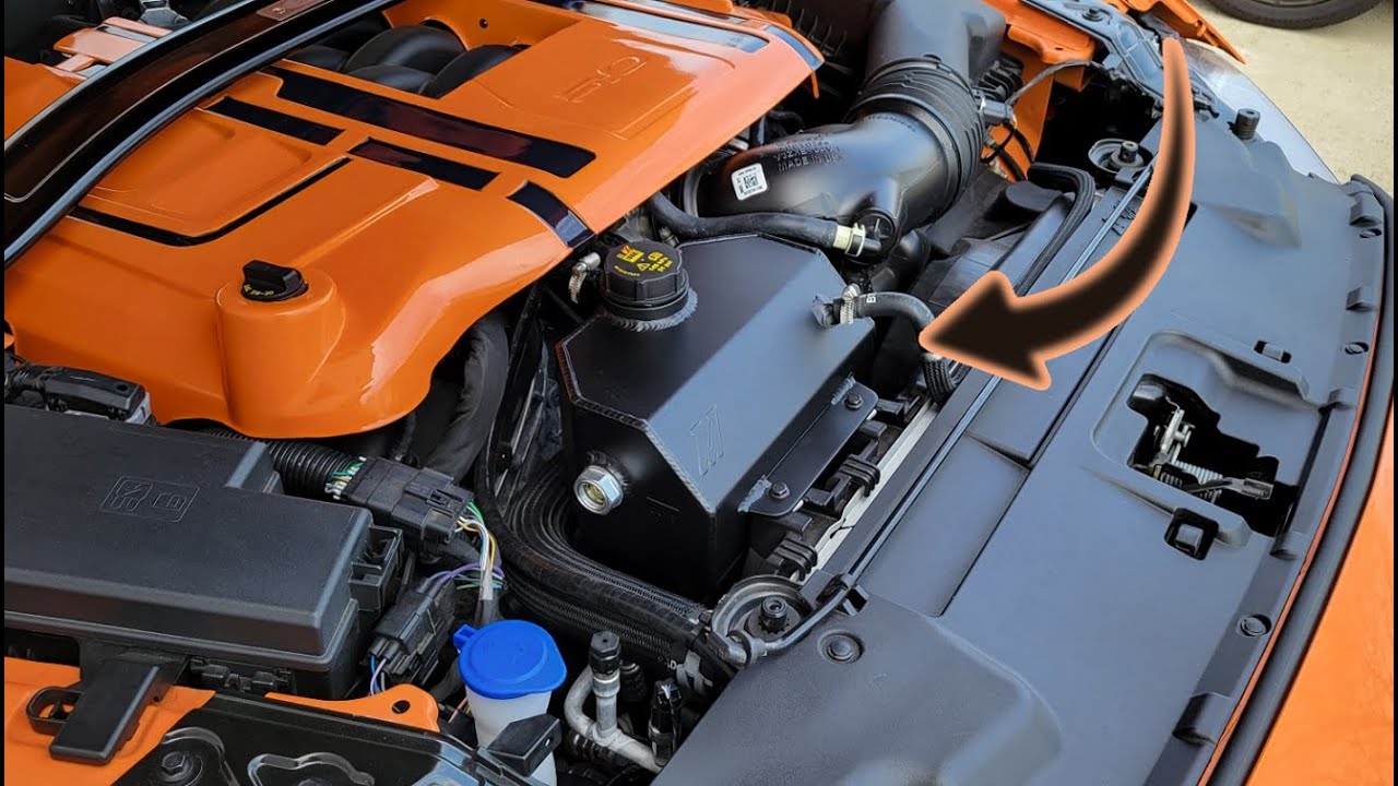 How to Install a Mishimoto Expansion Tank for 2015-2023 Mustangs - YouTube