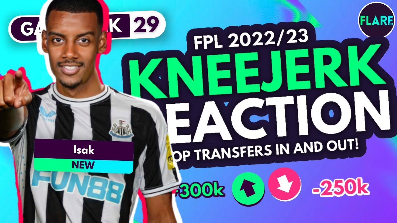 FPL GAMEWEEK 29 KNEEJERK | Double Gameweek! | Gameweek 29 | Fantasy ...