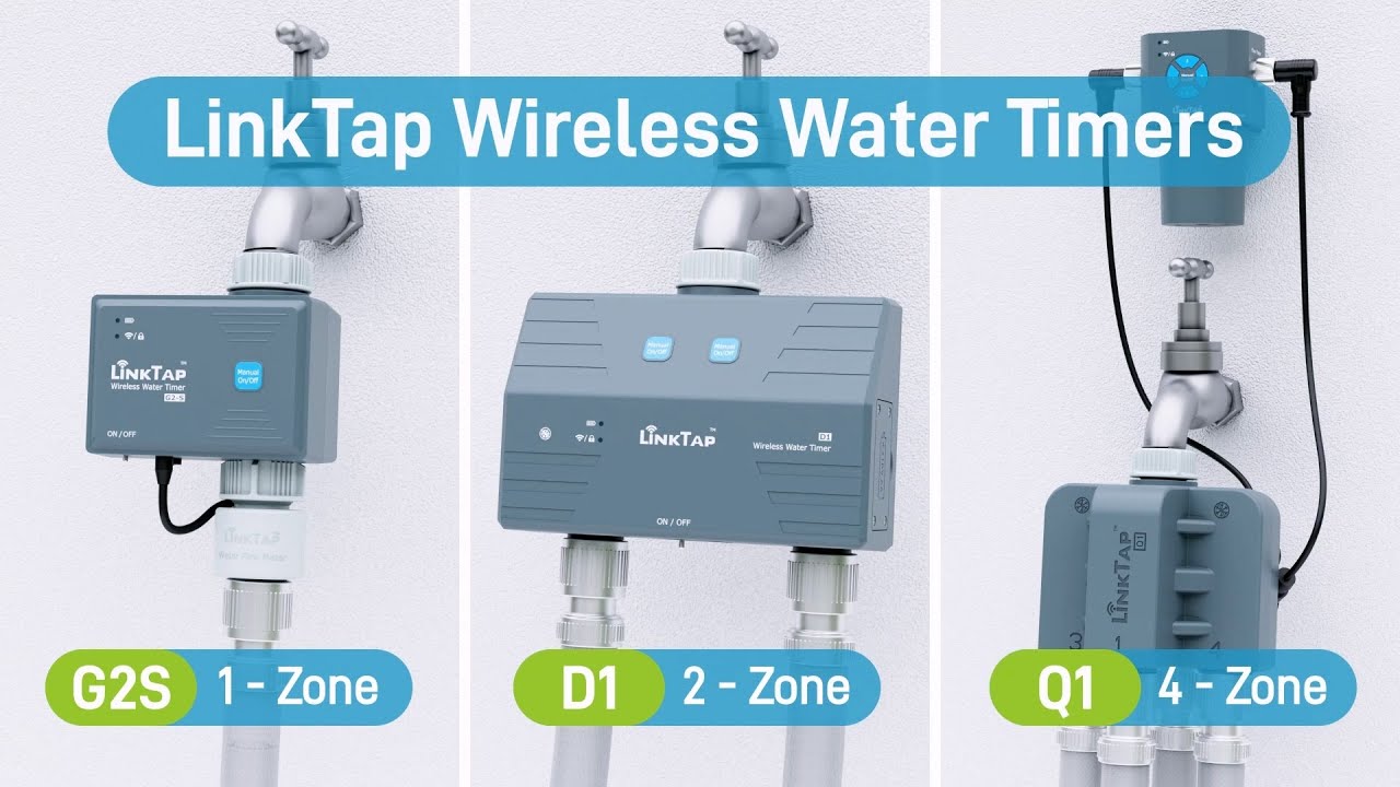 Effortless Watering with LinkTap 1/2/4-Zone Wireless Water Timers ...