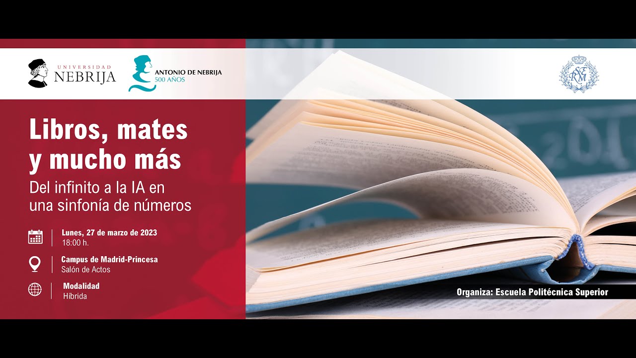 Libros, mates y mucho más: Del infinito a la IA en una sinfonía de ...