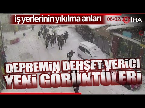 6 Şubat Günü 13.24'te Meydana Gelen Deprem Anı Kamerada