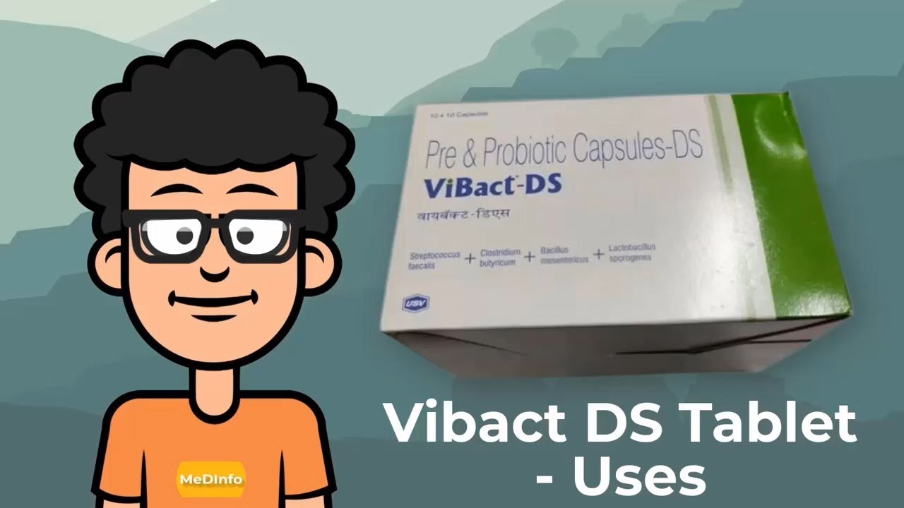 Vibact-DS tablet Uses | Vibact-DS tablet dose | Vibact-DS tablet review ...