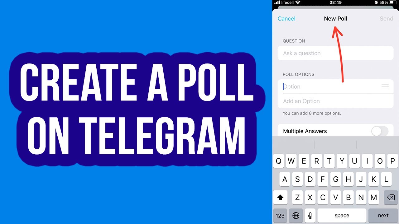 How to Create a Poll on Telegram - YouTube