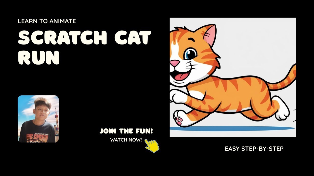 "Running Cat Animation in Scratch – Fun & Easy Project for Beginners ...