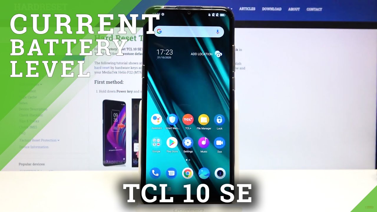 How to Enable Battery Percentage on TCL 10 SE – Show Battery Level ...