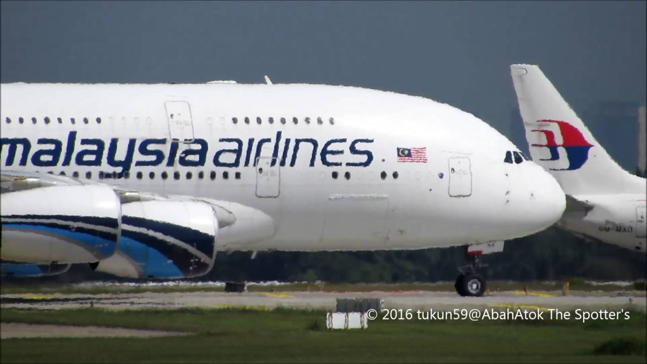 Malaysia Airlines Airbus A380-841 9M-MNE - YouTube