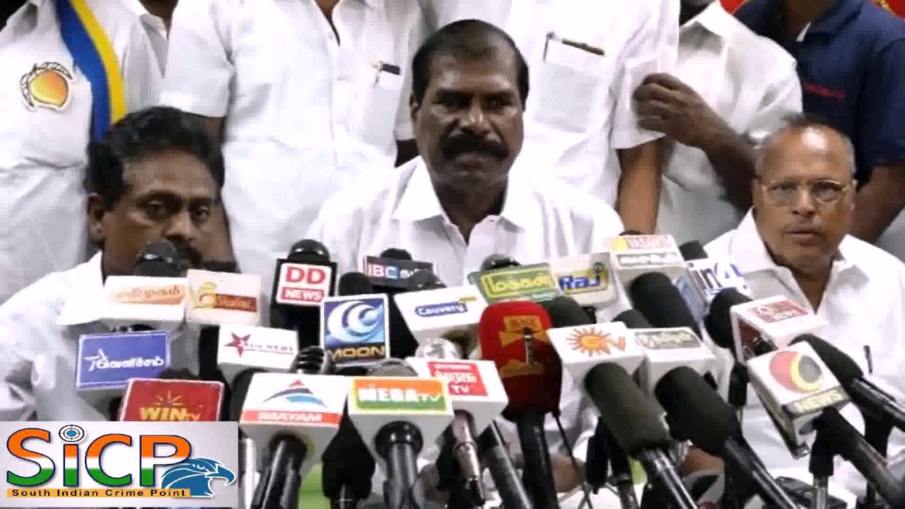 PMK Leader G.K.Mani Press Meet at Madurai 02 - YouTube