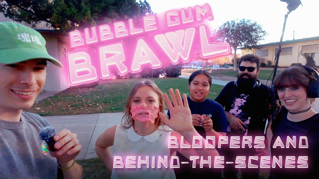 BUBBLE GUM BRAWL (BLOOPERS & BEHIND-THE-SCENES) - YouTube