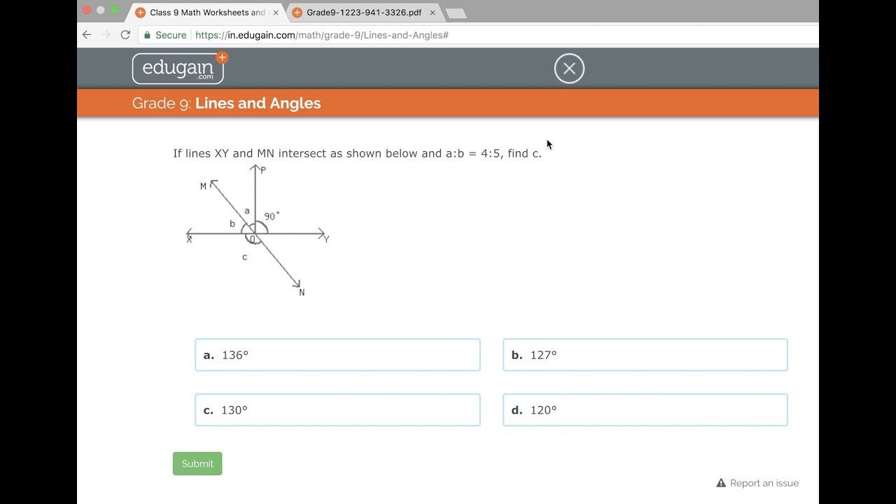 Online Maths Practice Demo with Edugain.com - YouTube