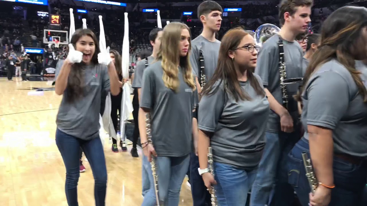 The LEE Band performing at halftime at the Spurs vs Phoenix game 1/29 ...