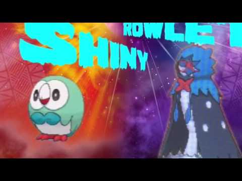 Pokemon Moon Shiny Rowlet via Mesuda Method 500+ eggs - YouTube