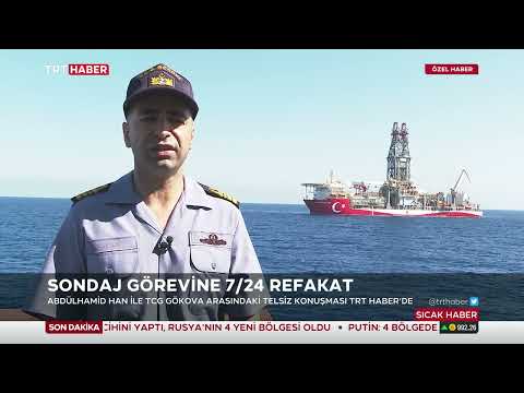 DOĞU AKDENİZ'DE KRİTİK REFAKAT GÖREVİ - SONDAJ GEMİSİ ABDÜLHAMİD HAN İŞTE BÖYLE KORUNUYOR