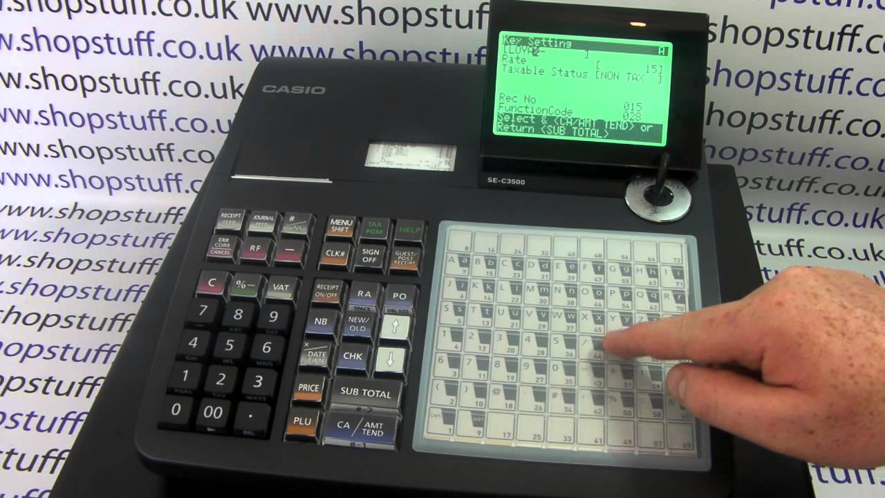 How to program discount buttons on the Casio SE-C450 or SE-C3500 Cash ...