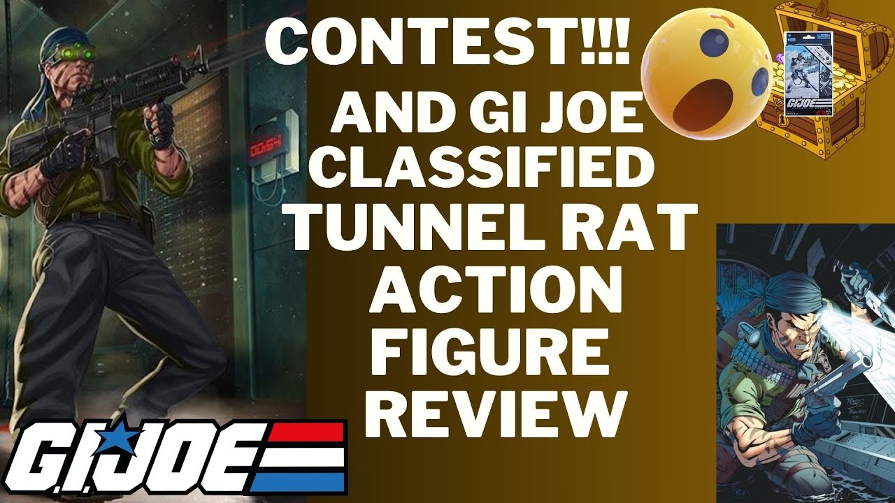 GI JOE CLASSIFIED TUNNEL RAT ACTION FIGURE REVIEW Cobra attacked from ...