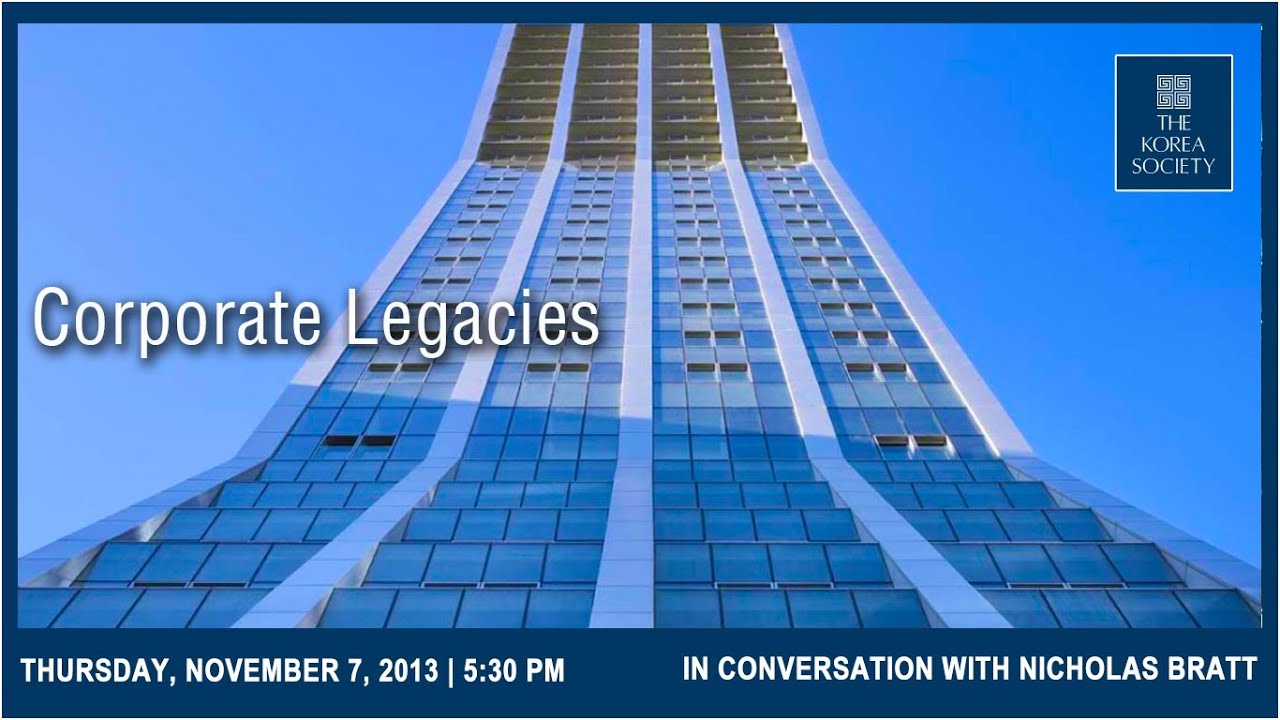 Corporate Legacies: In Conversation with Nicholas Bratt - YouTube