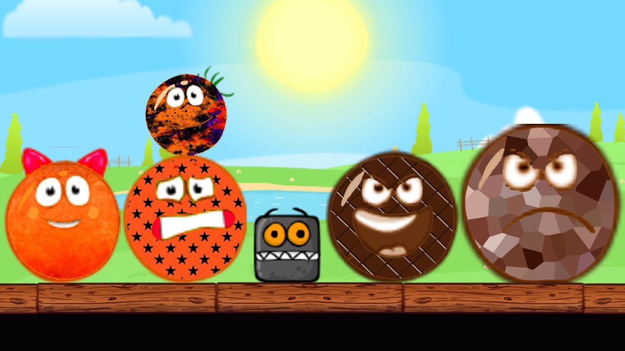 RED BALL 4: BLACK BOX vs HALLOWEEN BALL ALL BOSSES 'Normal vs ...