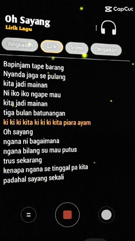 lirik lagu oh sayang - YouTube