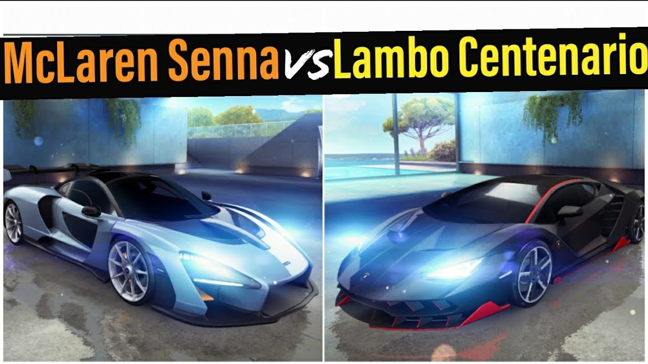 Asphalt 8: McLaren Senn vs Lamborghini Centenario | French Guiana - YouTube