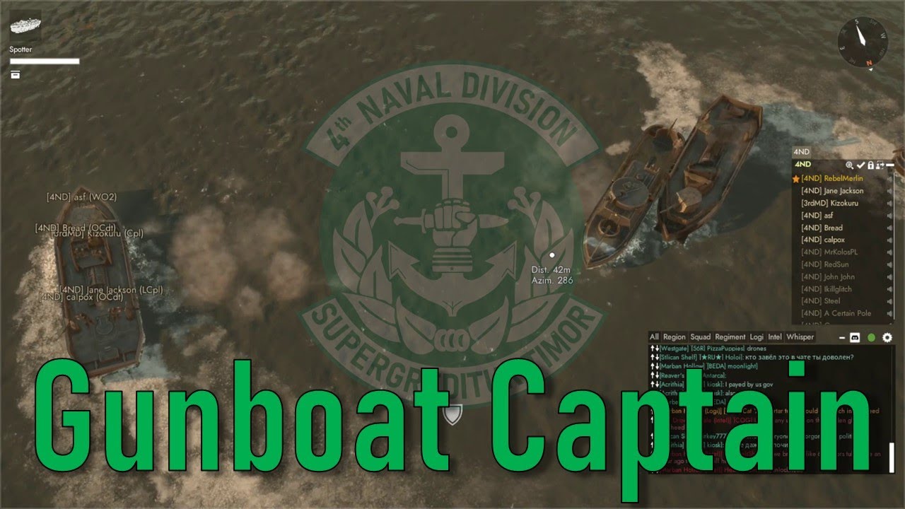 Colonial Gunboat Captain - Foxhole Naval Warfare - YouTube