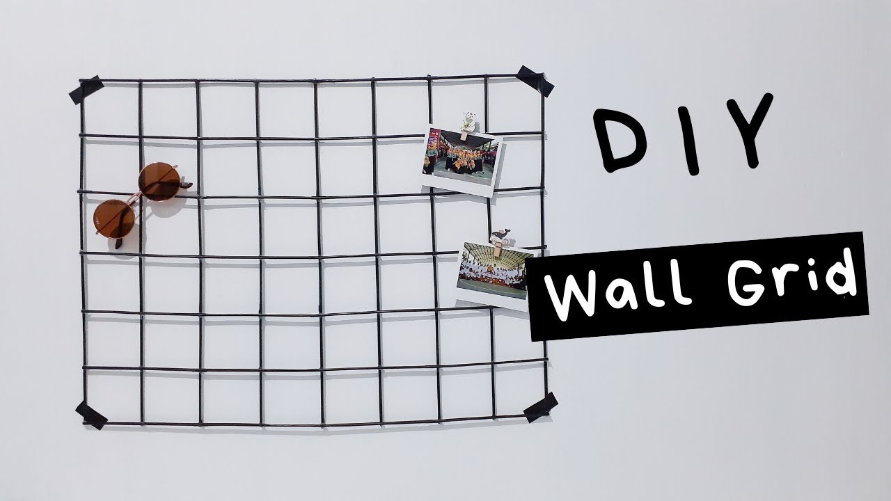 DIY Wall Grid | Low Budget | Room Decor | Indonesia |#DIYHariIni - YouTube