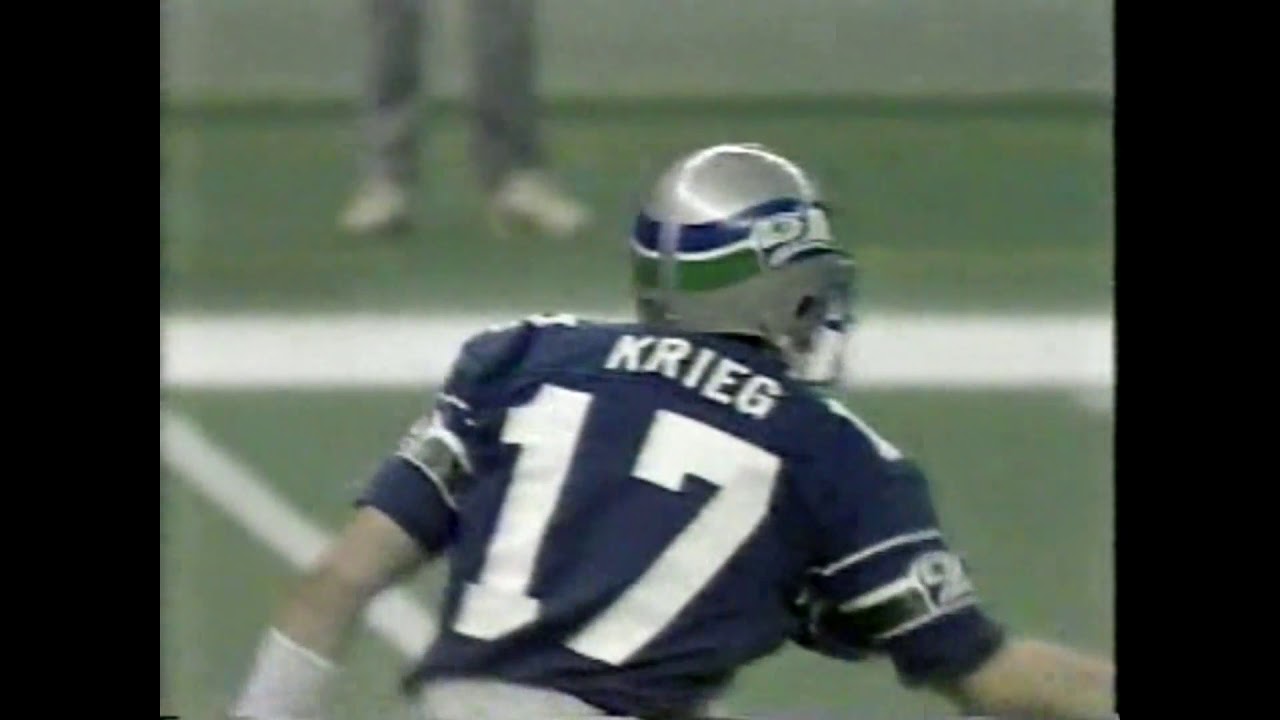 John L Williams Career Touchdown 10 1988 vs Denver - YouTube