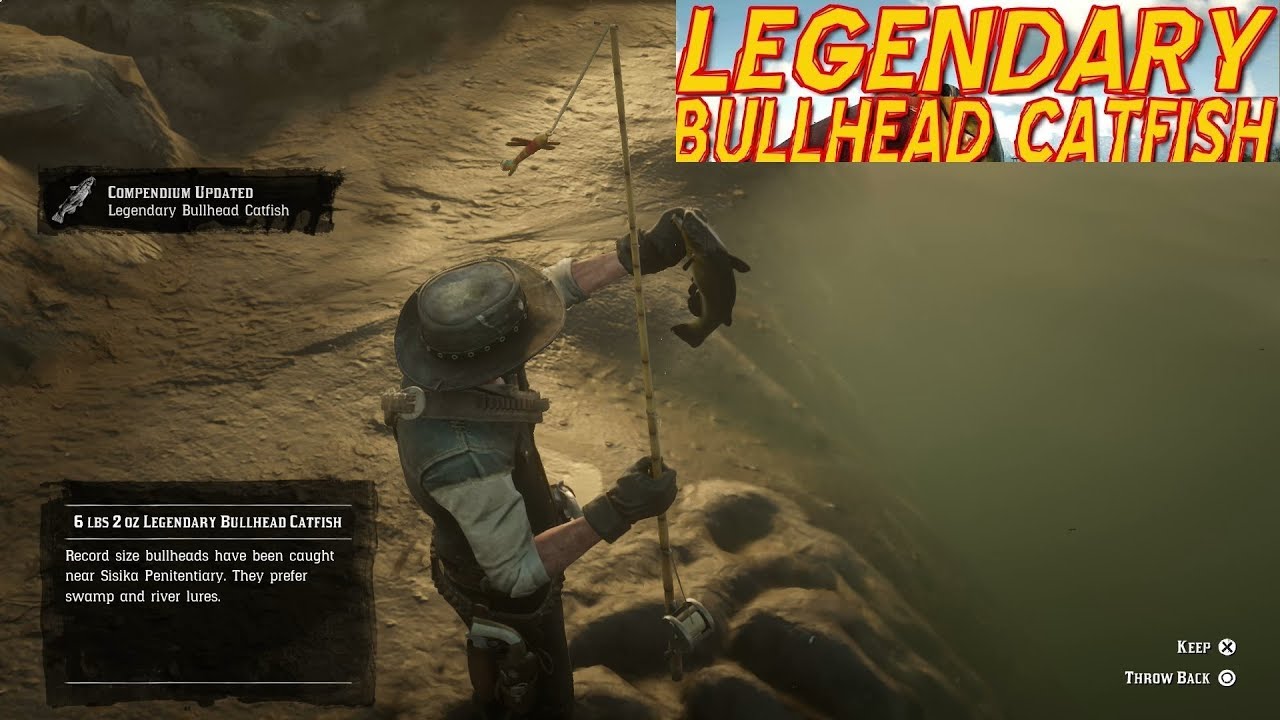 Red Dead Redemption 2 | PS4 | LEGENDARY BULLHEAD CATFISH - YouTube