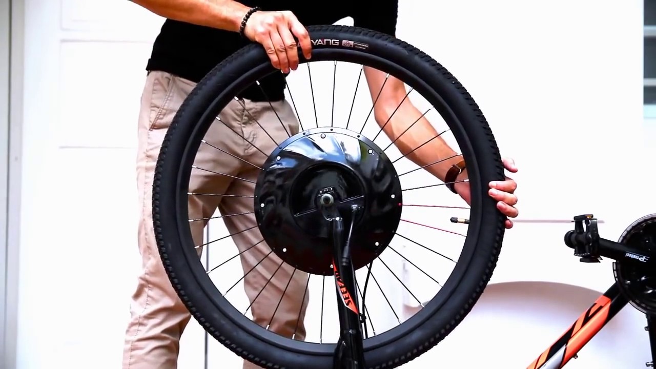 UrbanX Smart Electric Wheel ล้อจักรยานอัจฉริยะ - Eworld Mag - YouTube