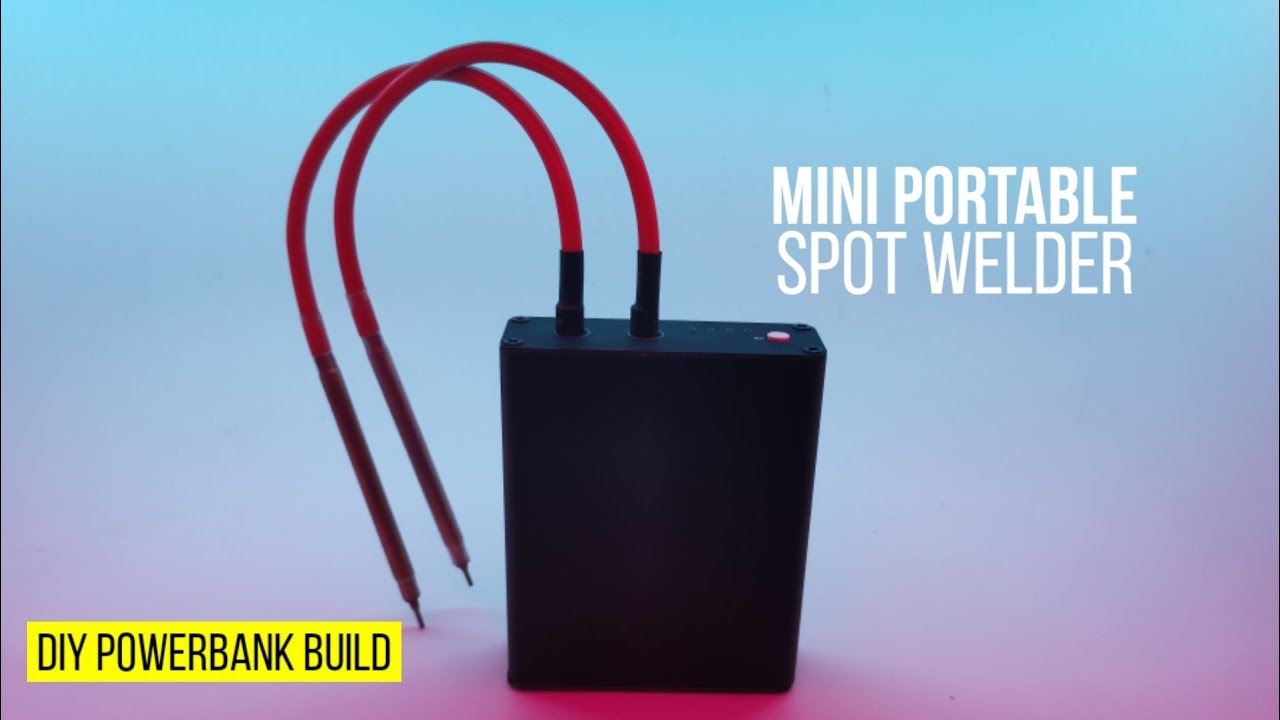AGOAL PORTABLE MINI SPOT WELDER | DIY BARE POWERBANK BUILD - YouTube