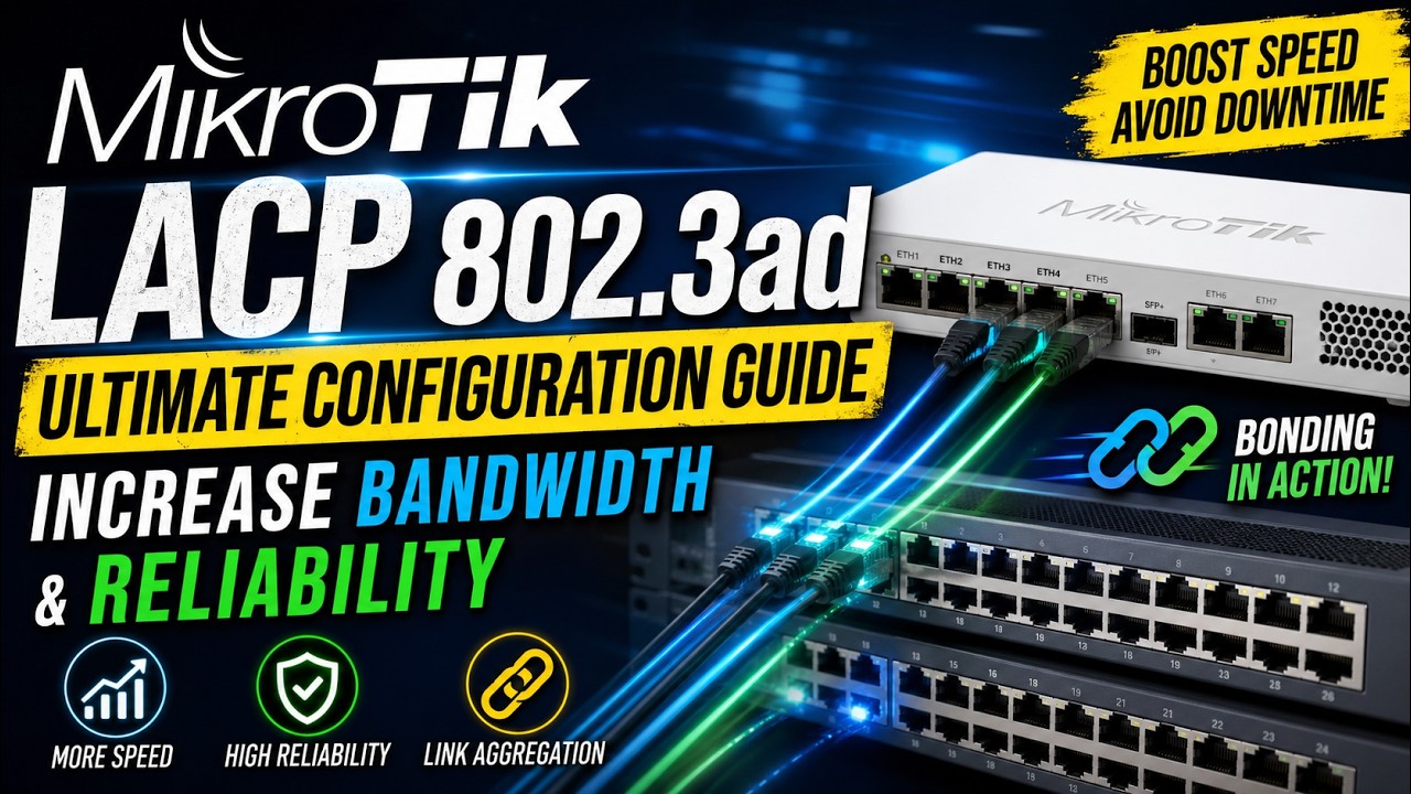 MikroTik LACP 802.3ad: Ultimate Configuration Guide (Increase Bandwidth ...