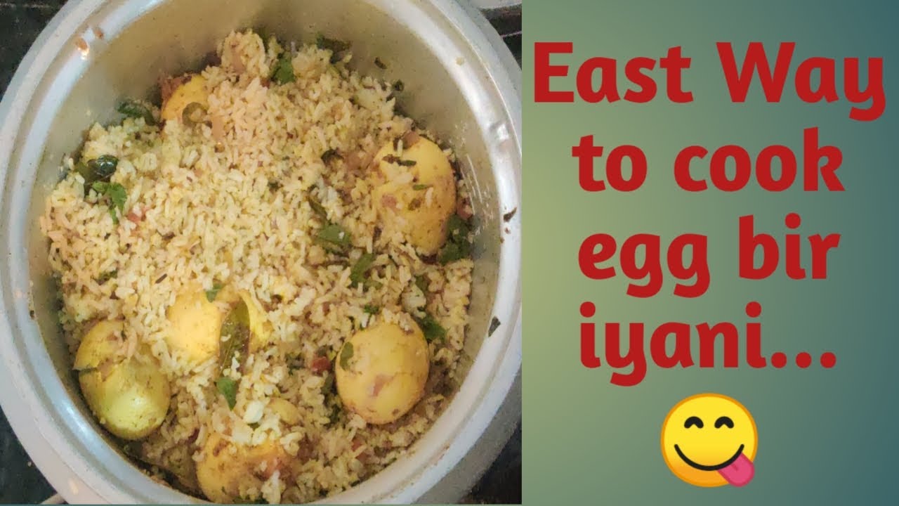 Egg biriyani preparation....#23 easy and simple way to cook...👌😋 - YouTube