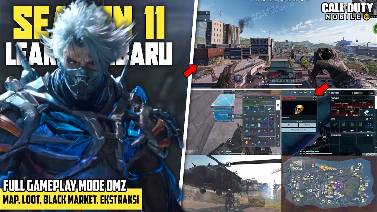 Gameplay mode DMZ codm season 11 | map, boss, loot, titi ekstraksi ...