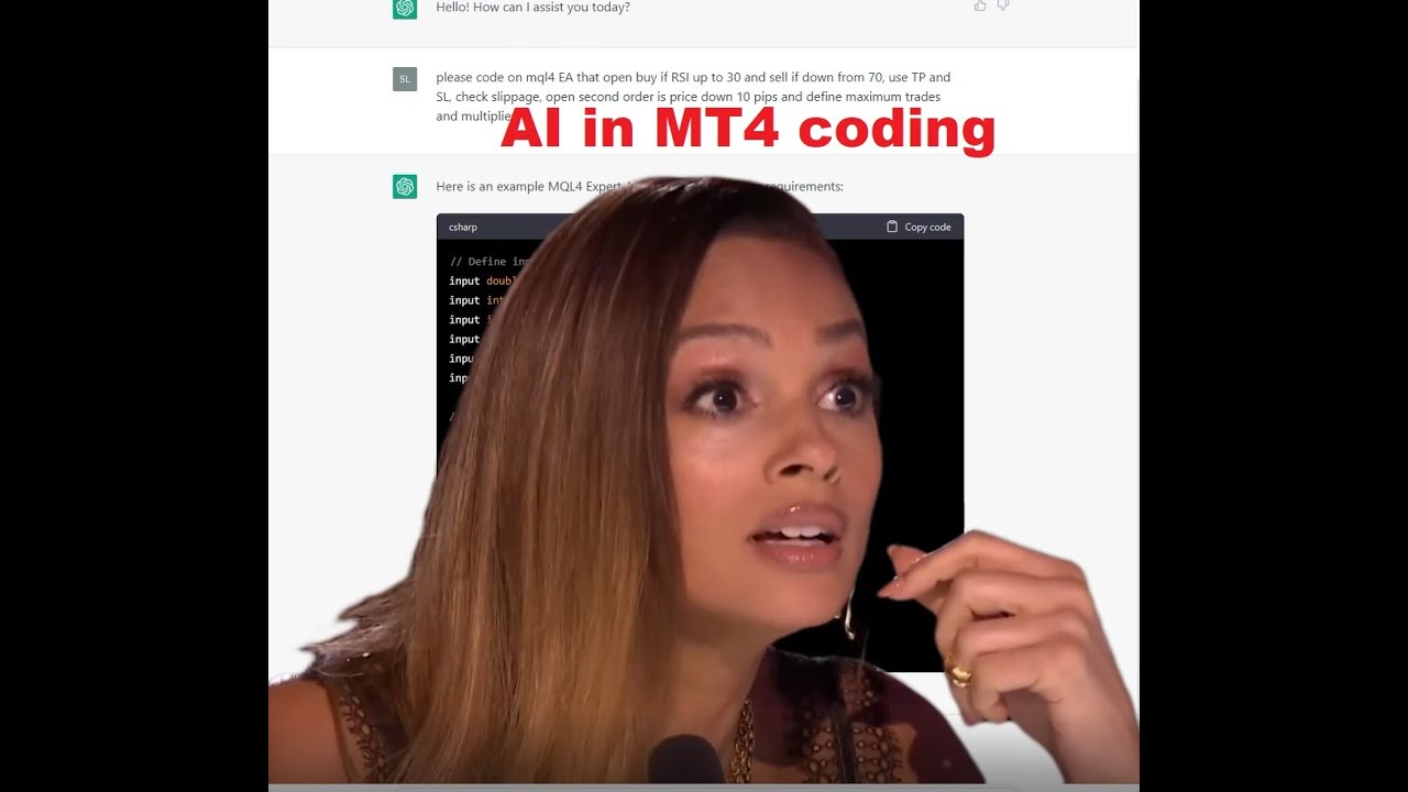 AI Super Chat created MT4 EA for free in 2 minutes - YouTube