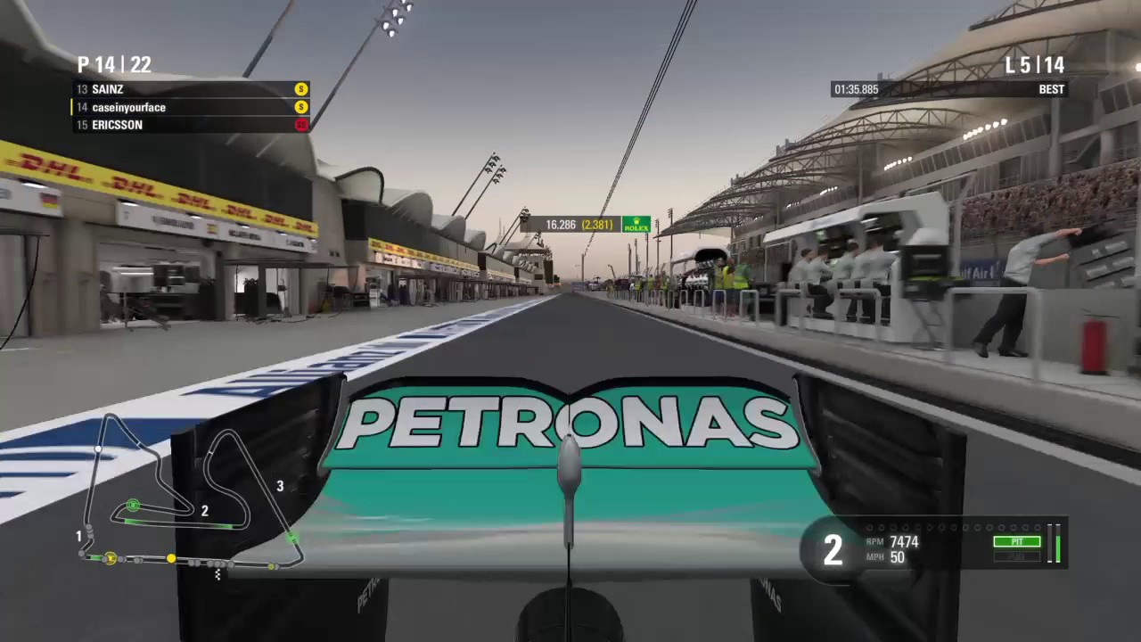 F1™ 2016 Close!! Racing with Airborne Tiger37 - YouTube