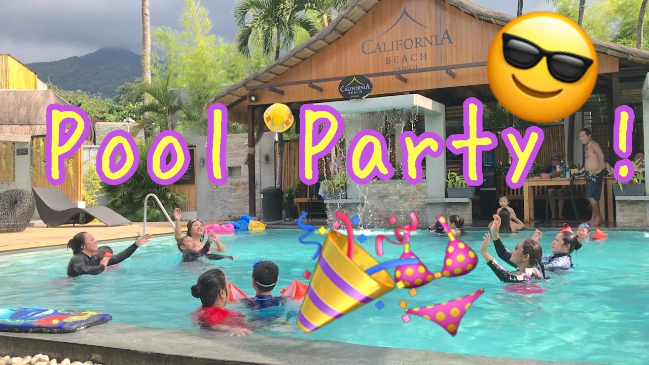 Pool Party!! 😎 | California Beach Pansol - YouTube