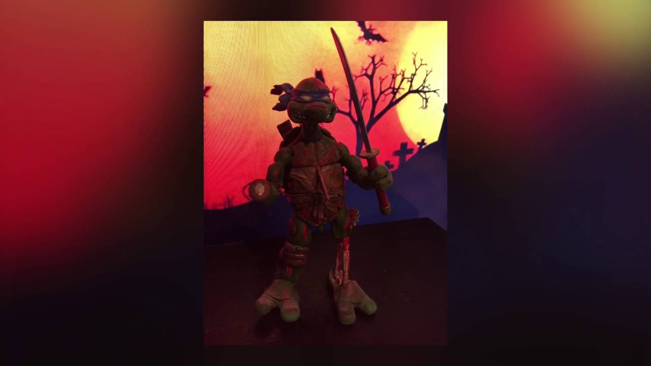 TMNT HALLOWEEN ZOMBIE LEONARDO - YouTube