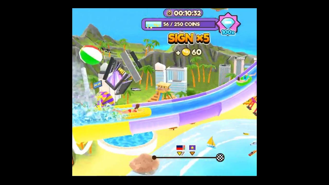 Shorts Uphill Rush Water Slideπ₯π₯π₯ππππ»π»π» Youtube