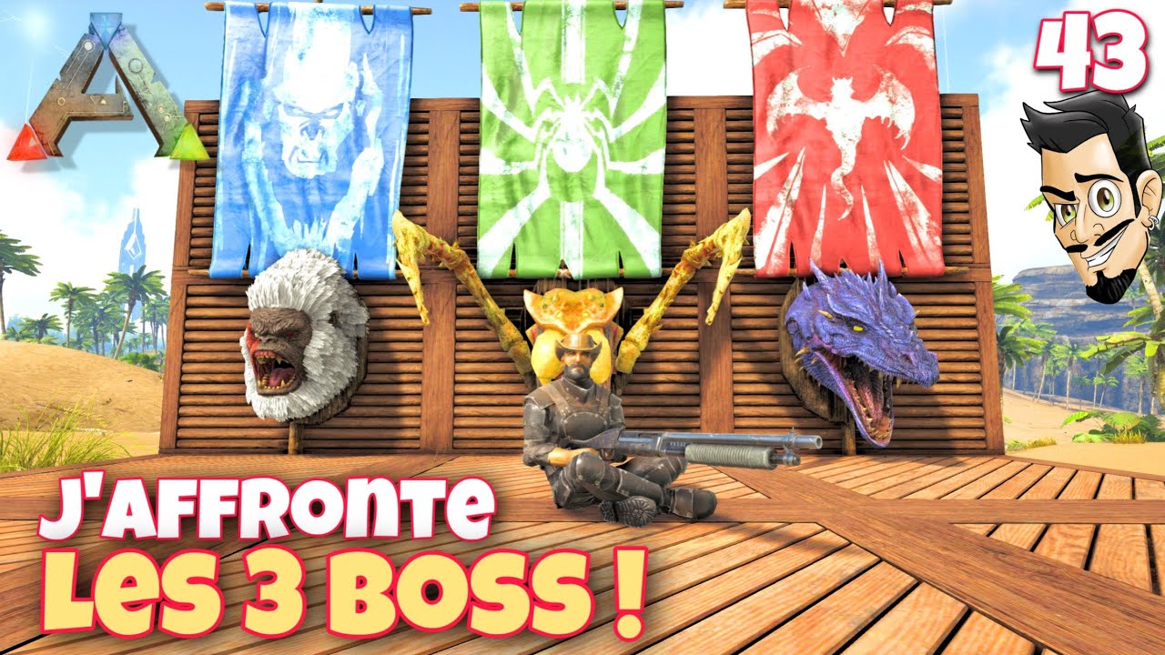 JE COMBATS LES 3 BOSS SUR ARK THE ISLAND FR - Ark Survival Evolved ...