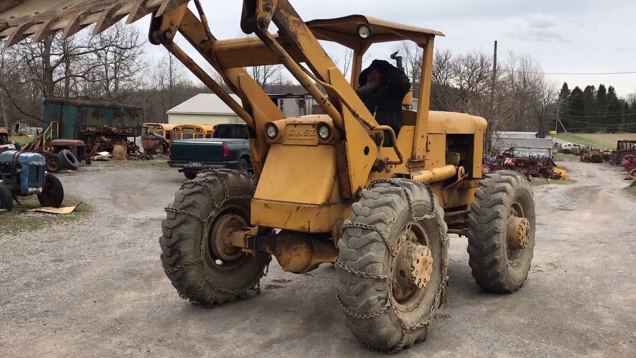 Case W7 tractor, runs - YouTube