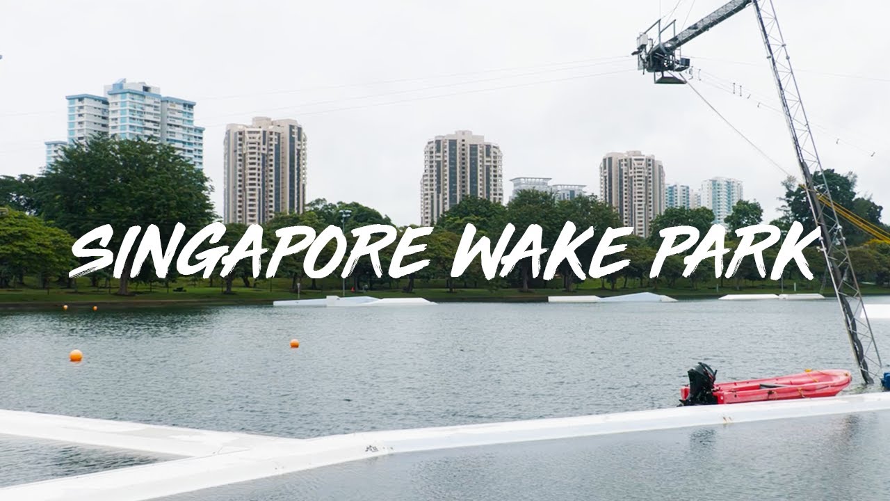 First Laps at Singapore Wake Park! - YouTube