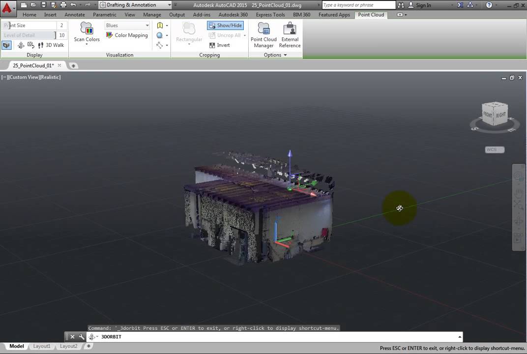 Viewing Point Clouds with Various Lighting Effects - YouTube