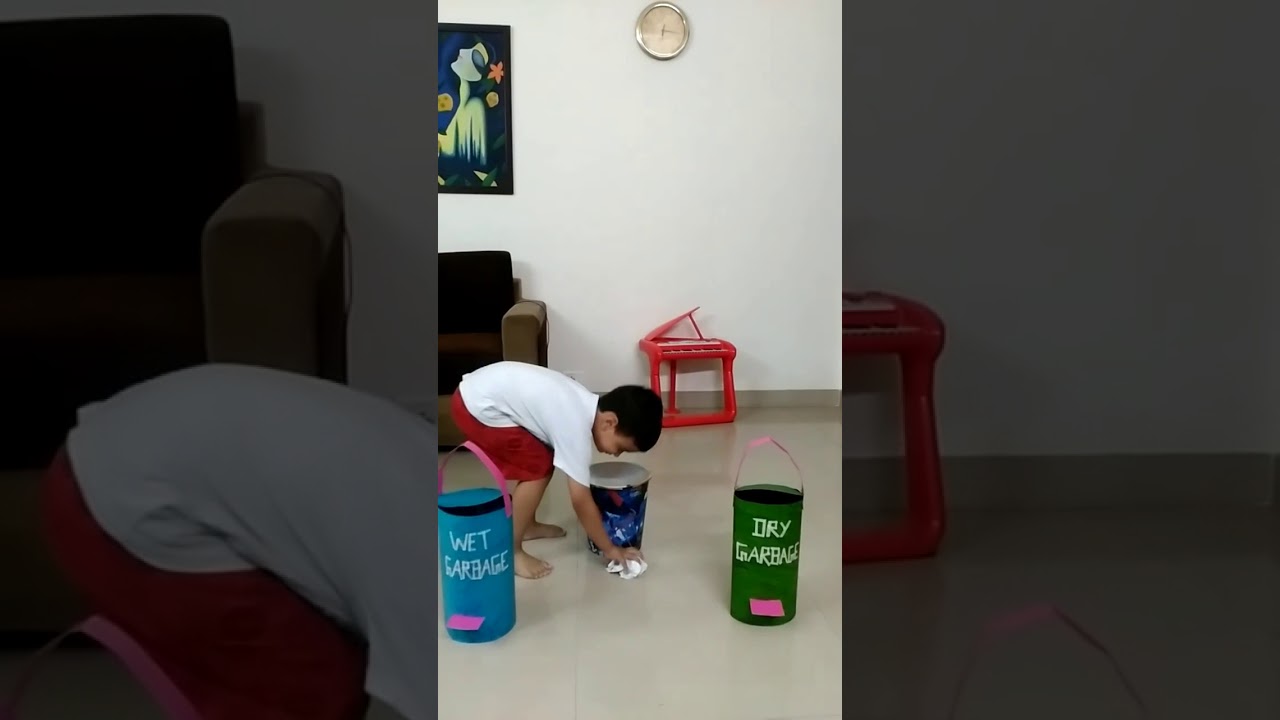 Role Play of Community helper- Garbage collector - YouTube